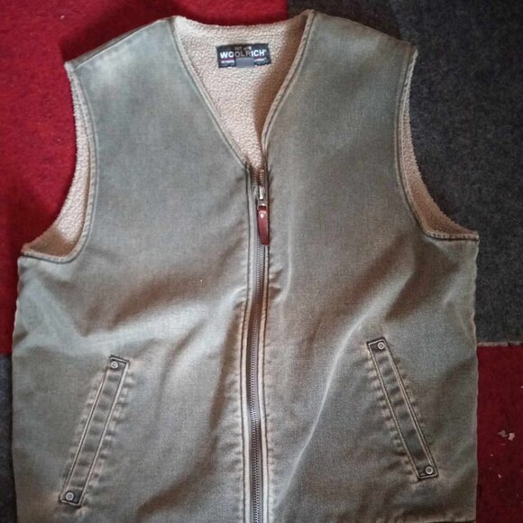 Woolrich | Jackets & Coats | Vintage Woolrich Mens Large Canvas Vest ...